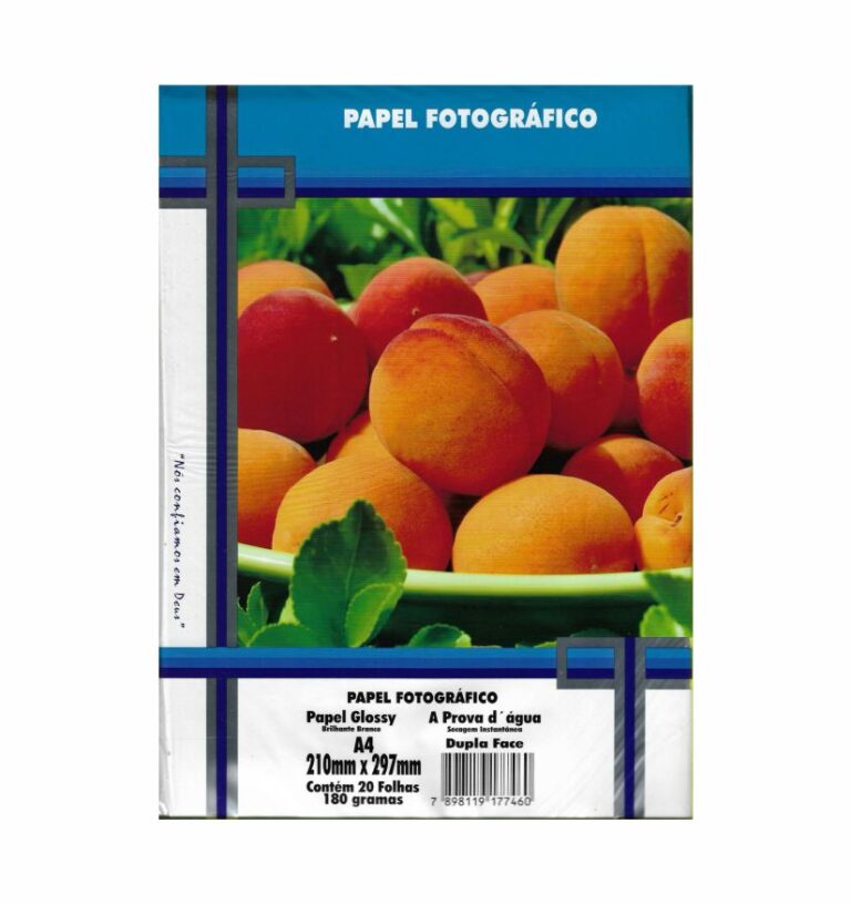 Papel Fotográfico Dupla Face Master A4 180G 20 FL - Recom - Papelaria ...